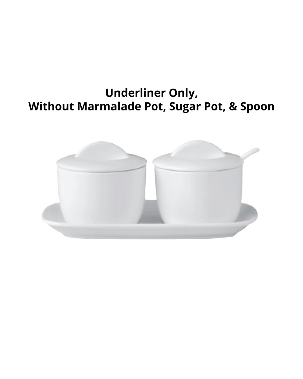 8.4 in. Underliner for Marmalade and Sugar Pots - Eco - Allegre