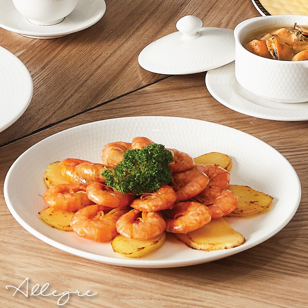 12.1 in. Show Plate/ Serving Plate for 6 to 8 Persons - Prism Coupe ...
