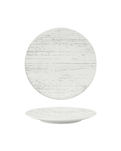8.8 in. Salad Plate - Drizzle White - Allegre