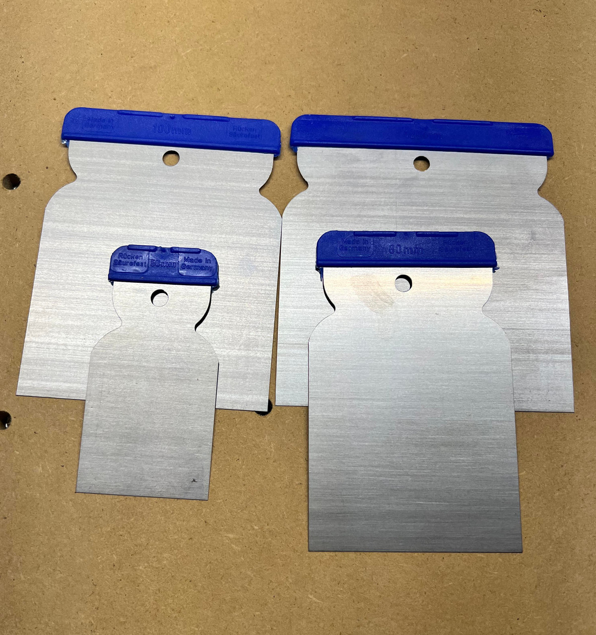 Japanese Putty Knives Metal Body Filler Spreaders - Auto Color Warehouse