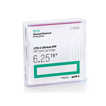 HPE LTO Ultrium 6 Tape with Custom Barcode Label (C7976A-BC)