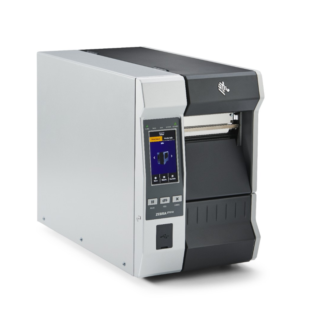 Zebra ZT610 Thermal Transfer Printer, 4 In. Width, 600 dpi | Serial ...