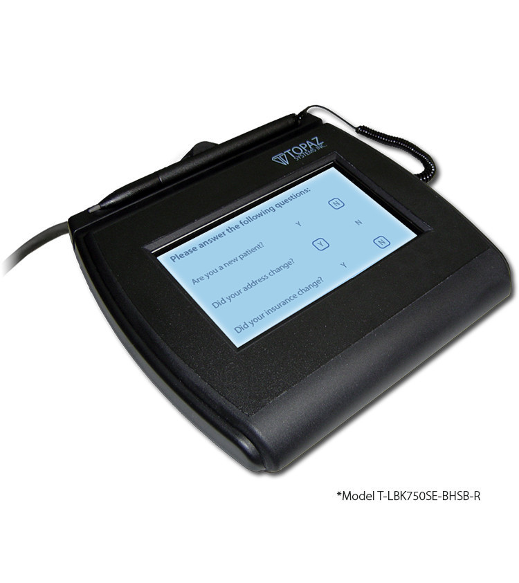 Topaz Electronic Signature Pads Interactive and biometric signature pads