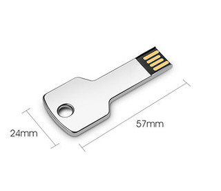 Key Shaped USB Drive Customized with Your Logo | TapeandMedia.com