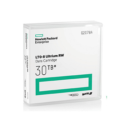 HPE LTO 8 Tapes with Custom Barcode Labels - Q2078A-BC