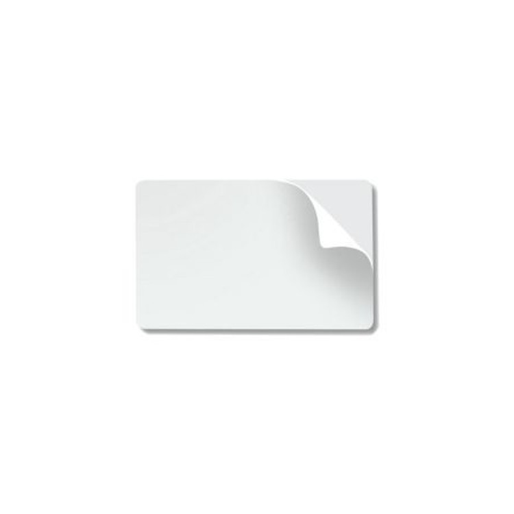 Mylar Adhesive Backed White PVC Cards 10 Mil CR80- Qty. 500