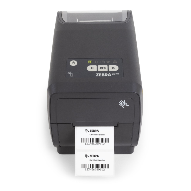 Zebra ZD411 2-inch Thermal Transfer Printer 300 dpi with USB, Wi-Fi ...
