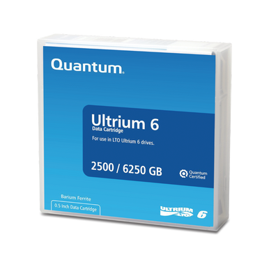 Quantum LTO Ultrium 6 Tape Cartridge with Metal Particle -MR-L6MQN-03