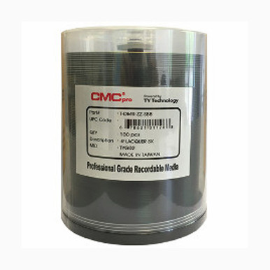 CMC DVD-R Silver Lacquer Disc - T-DMR-ZZ-SB8 | TapeandMedia.com
