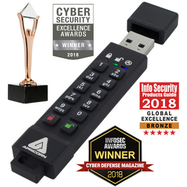 Apricorn 16GB Aegis Secure Key 3z Encrypted USB 3.1 - ASK3Z-16GB USB ...