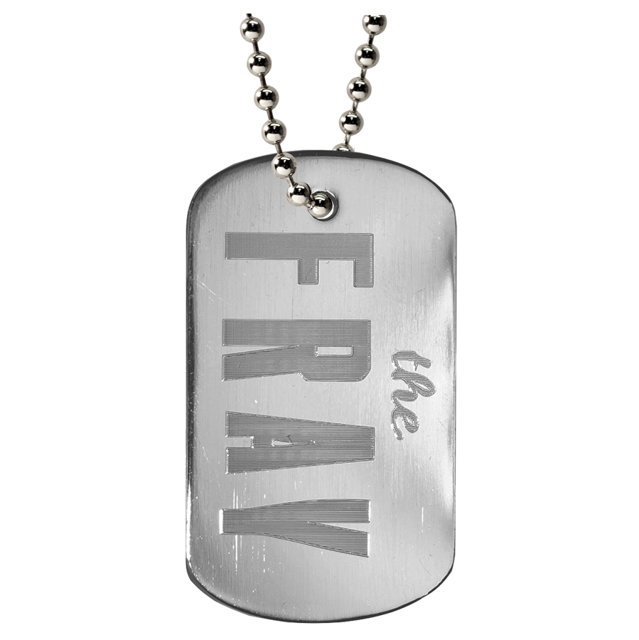 Custom Nickel Plated Steel Dog Tag | Diamond Engraved