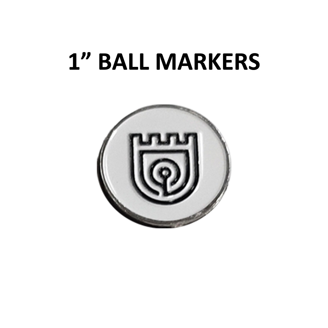Custom Golf Ball Markers - 1" - LogoTags