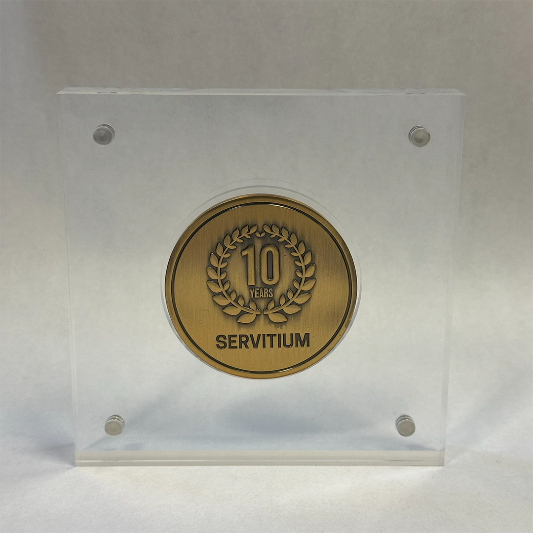 Acrylic Coin Display Case - Invisible Challenge Coin Display Stands - 2 ...