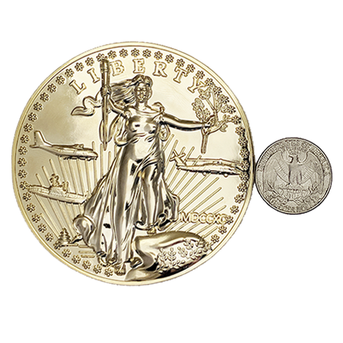 Custom Challenge Coin 3" | No Setup Fee's | LogoTags