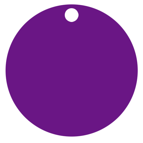 Laser Engraved Circle Tags | Wholesale Prices | LogoTags