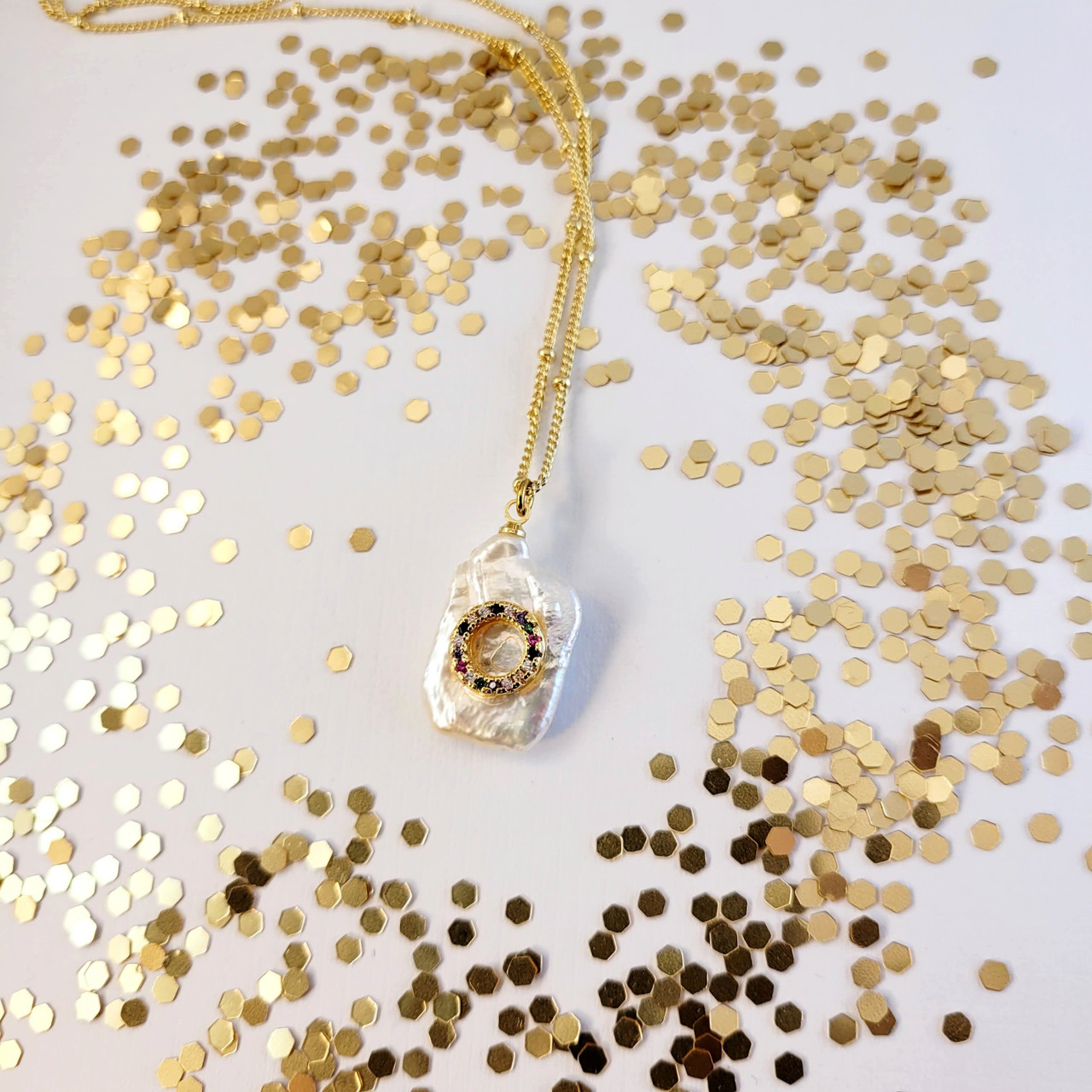 Divine Connection Pearl Pendant