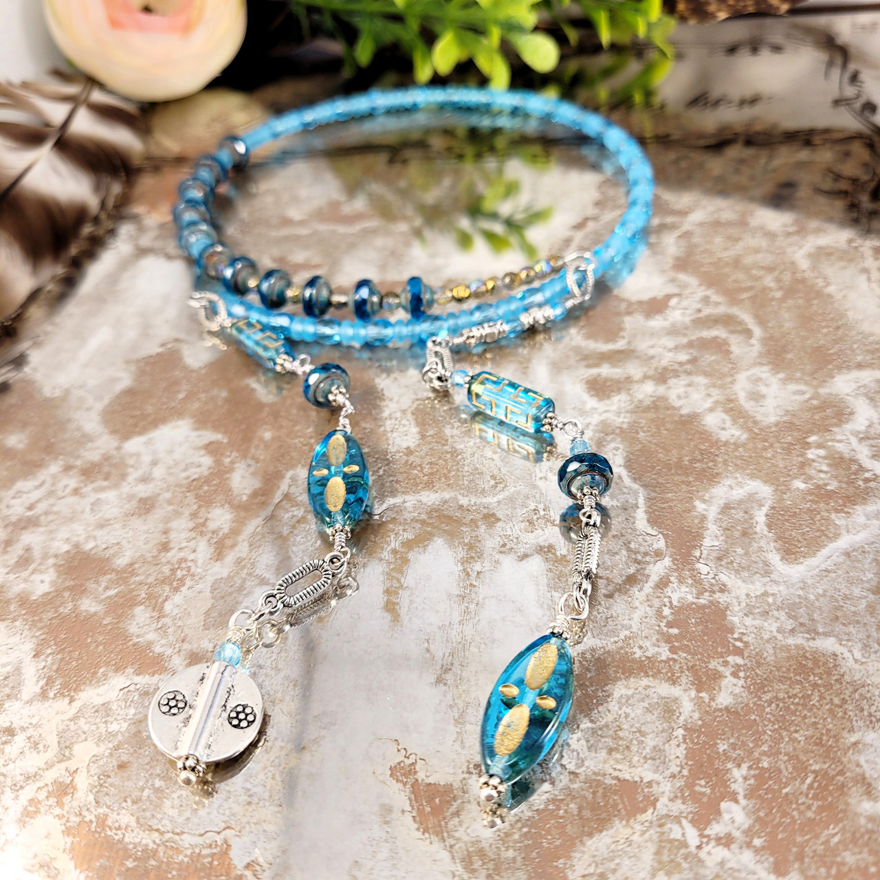 Memory Wire Front Facing Necklace