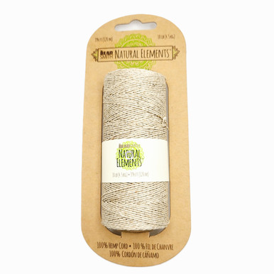 Natural Elements 100% Hemp Cording- Set of 3