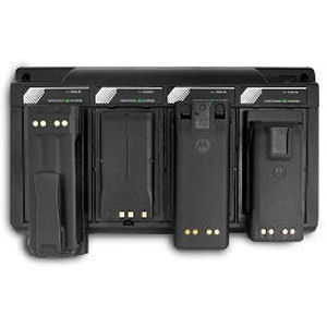 AdvanceTec 4-Slot Conditioning Charger For Harris P5400 Lithium Batteries