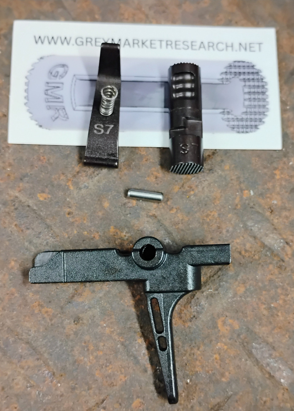S7 M508 C/V3S Kit AR308 complete kit with CHECKERED cam and V3 straight ...