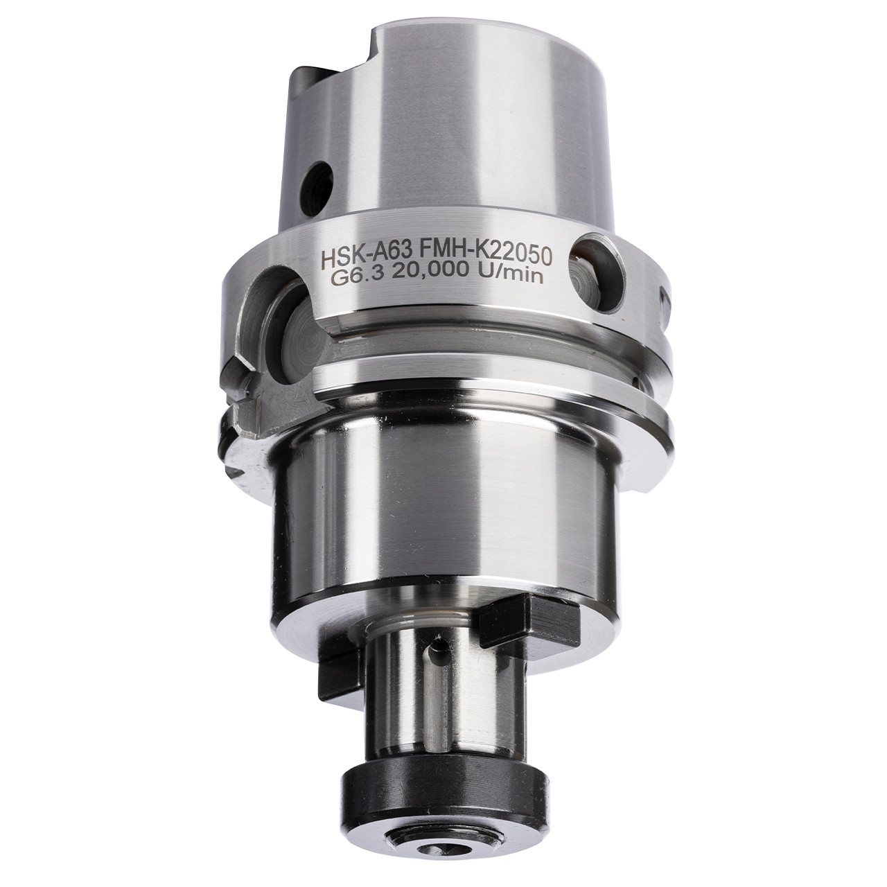HSK63A 16mm Face Mill Arbors with Front Face Coolant - Omega Products