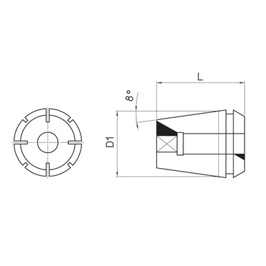 ER40 Tapping Collets - Omega Products
