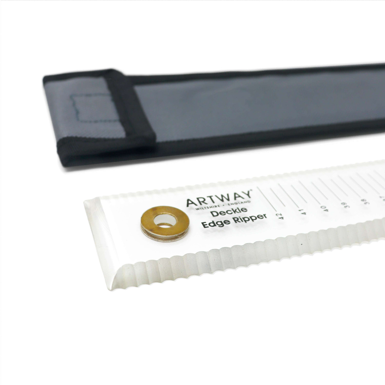 Artway Deckle Edge Ripper Ruler - 50cm with Protective Case