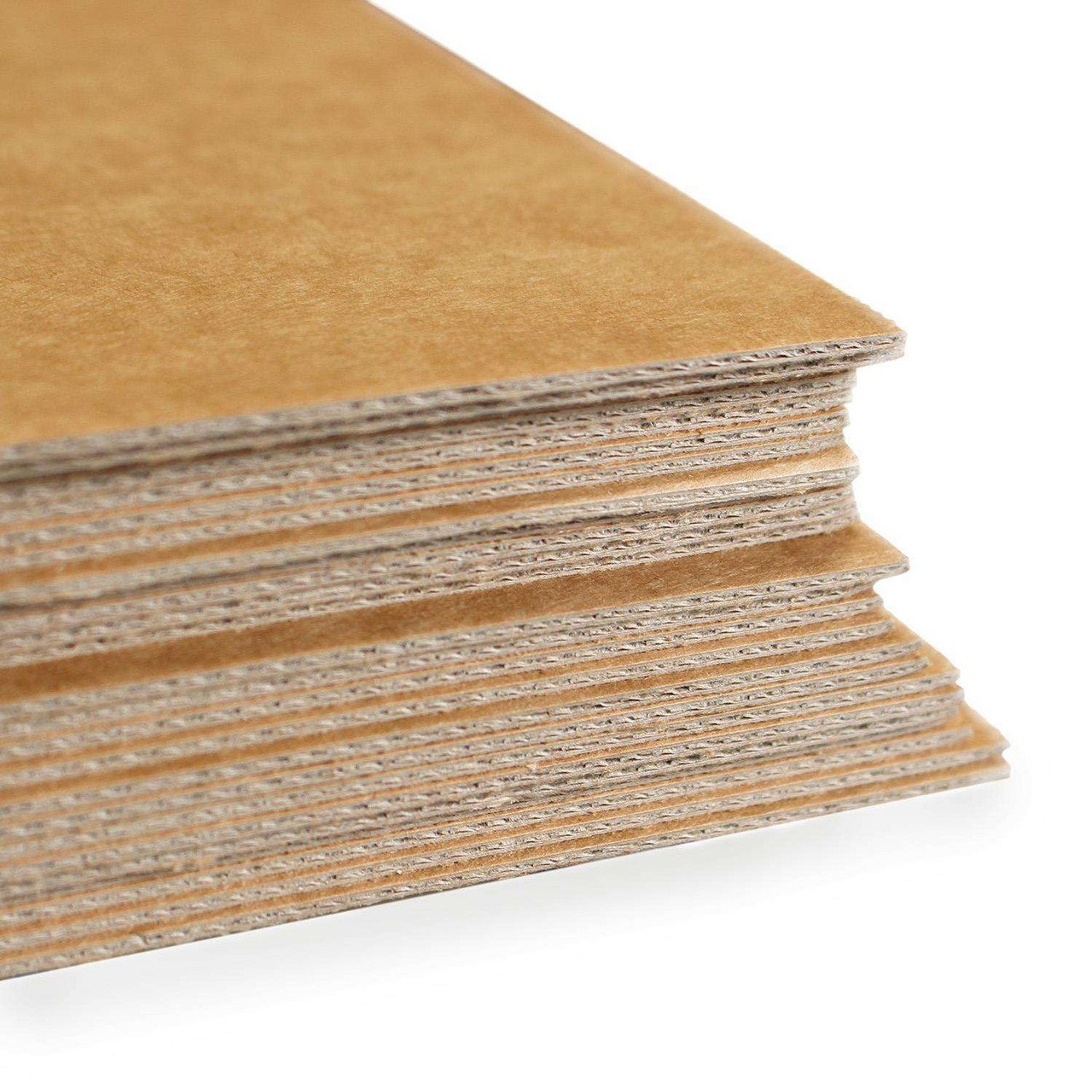 Corrugated Modelmaking Cardboard 2mm - faced with 300gsm laminated ...