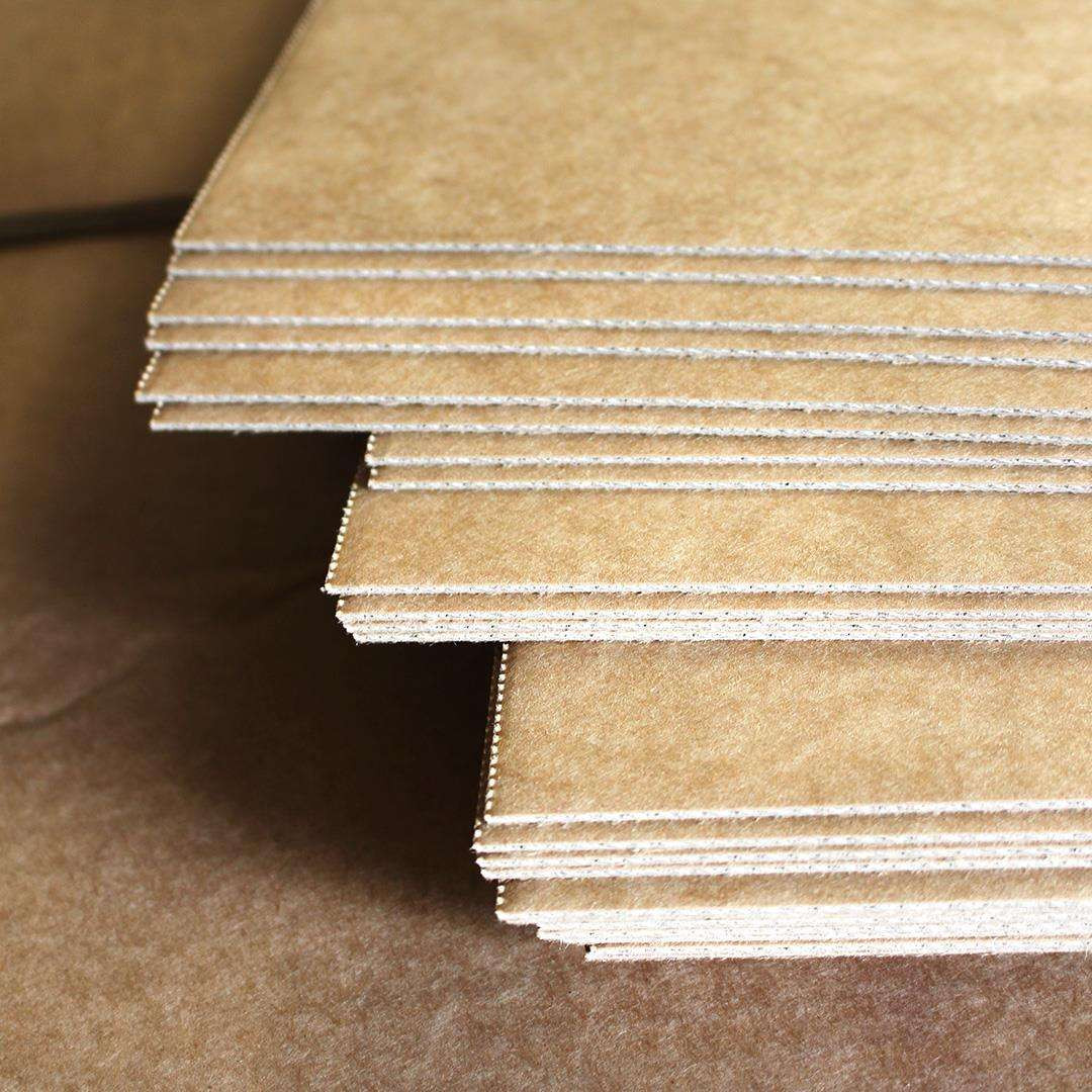 Corrugated Card - Thick 2mm Cardboard Sheets for Modelmaking - 300gsm