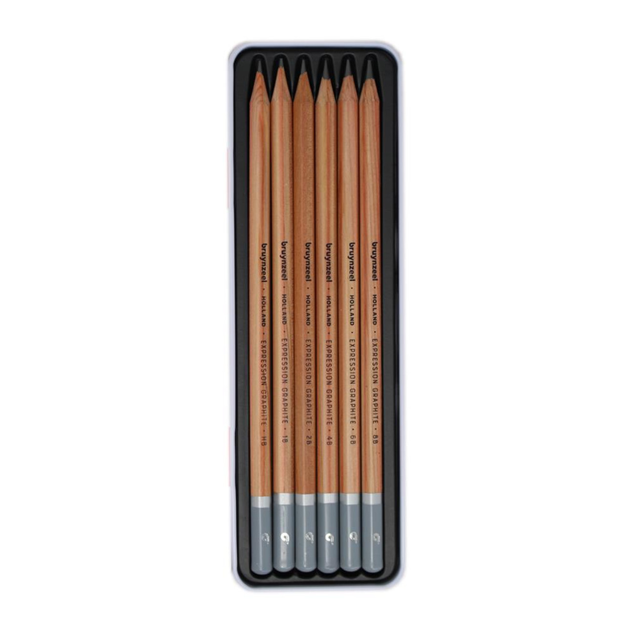 Bruynzeel Expression Graphite Drawing Pencil 6 Set