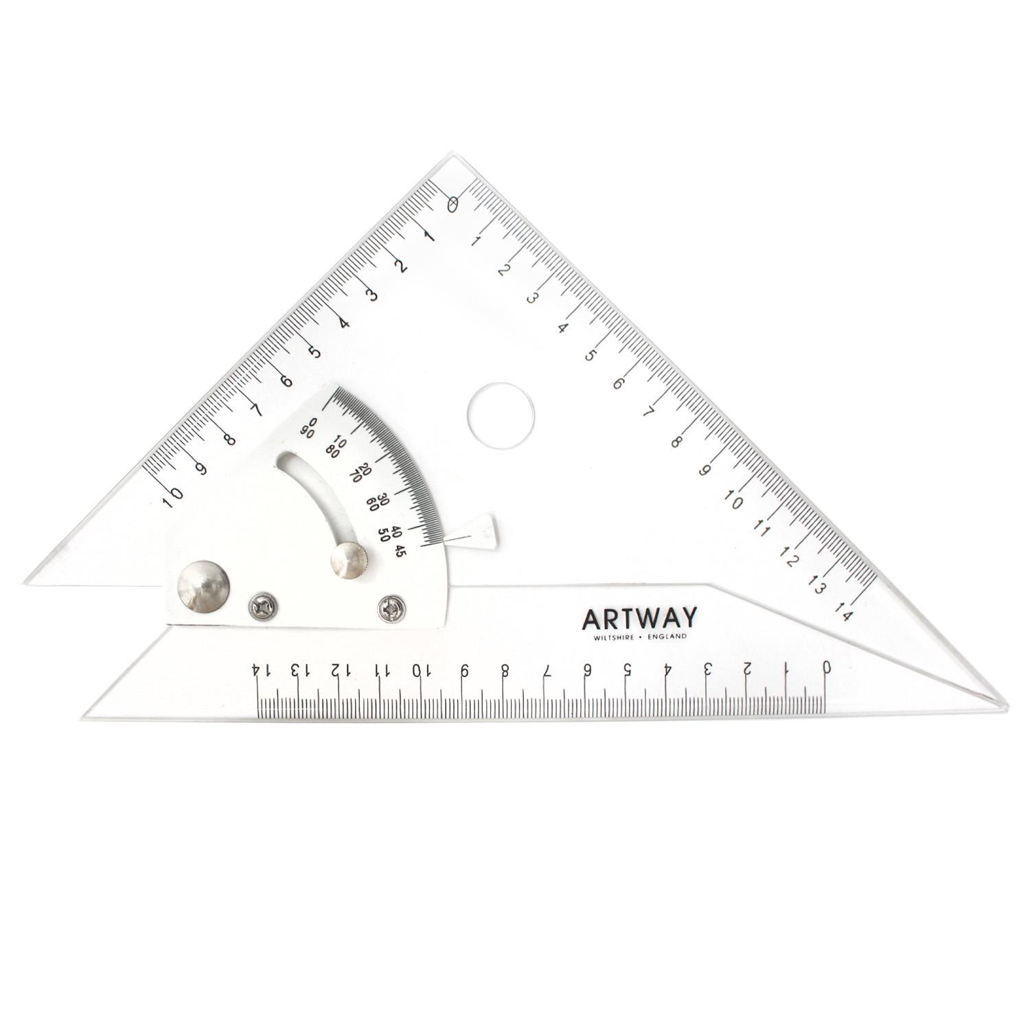 Artway Adjustable Set Square - For Architects & Engineers