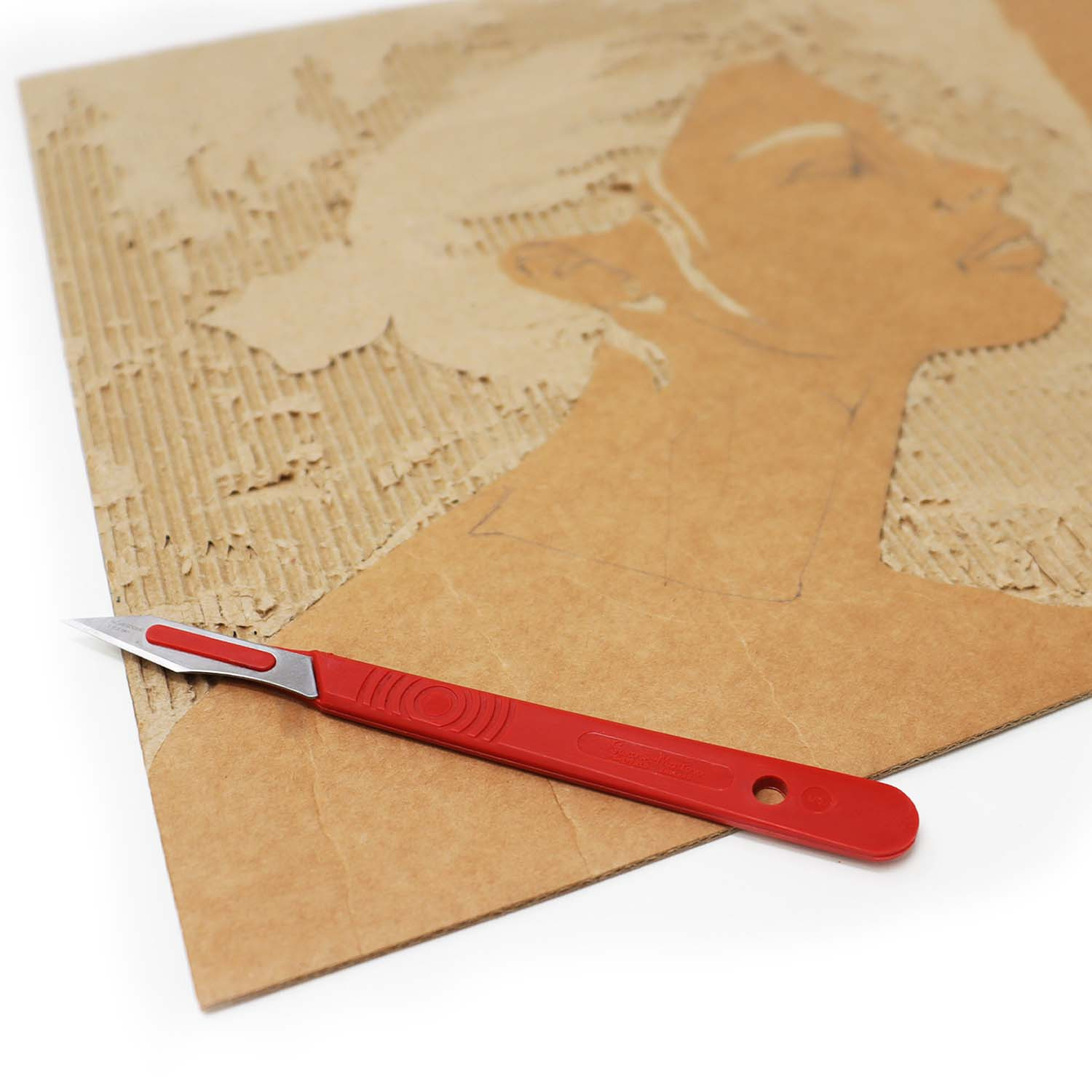Corrugated Card - Thick 2mm Cardboard Sheets for Modelmaking - 300gsm