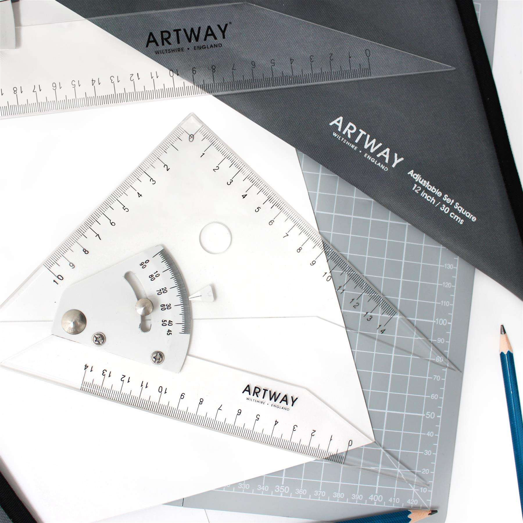 Artway Adjustable Set Square - For Architects & Engineers