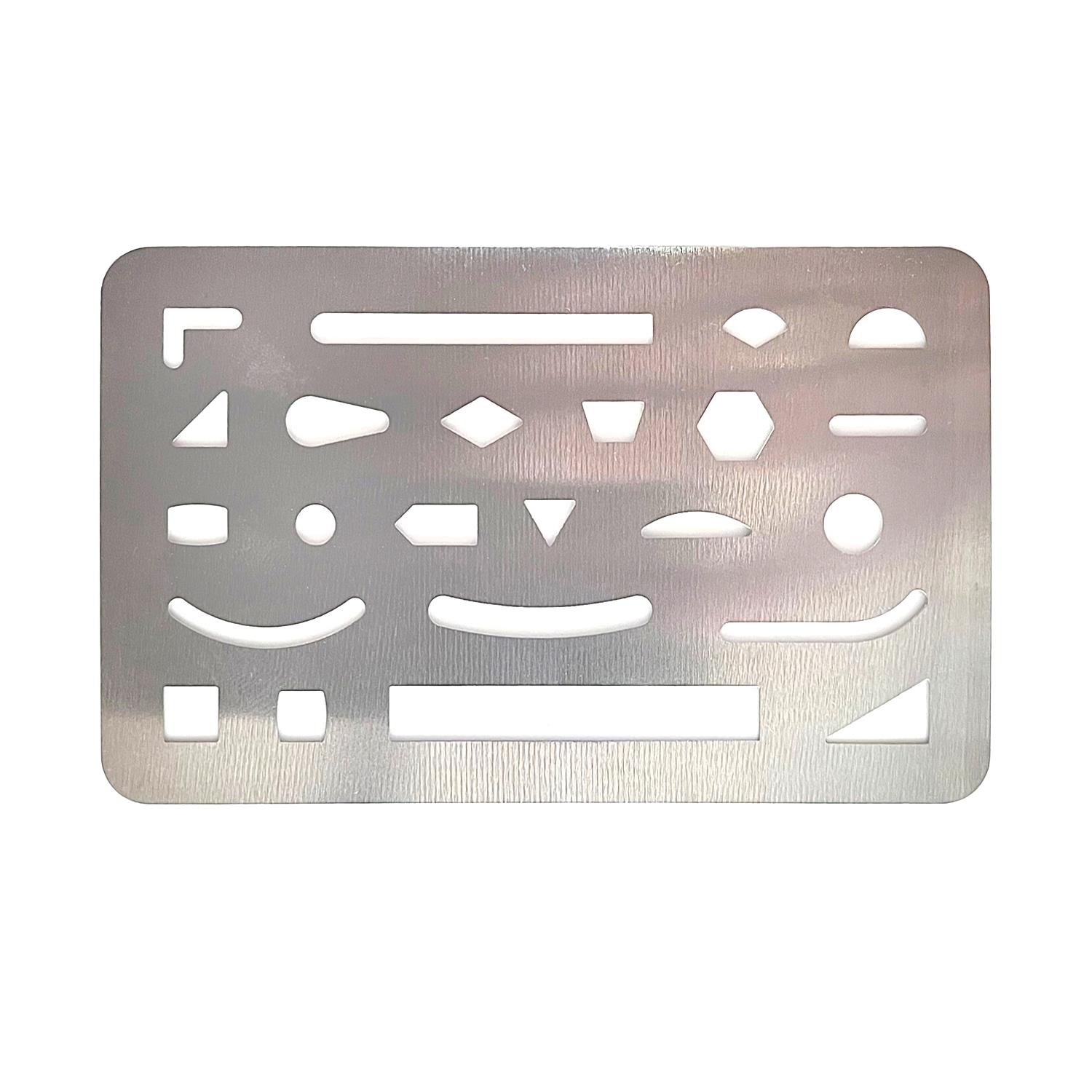 Metal Eraser Shield 4 Piece Stainless Steel Erasing Shields - Drafting ...
