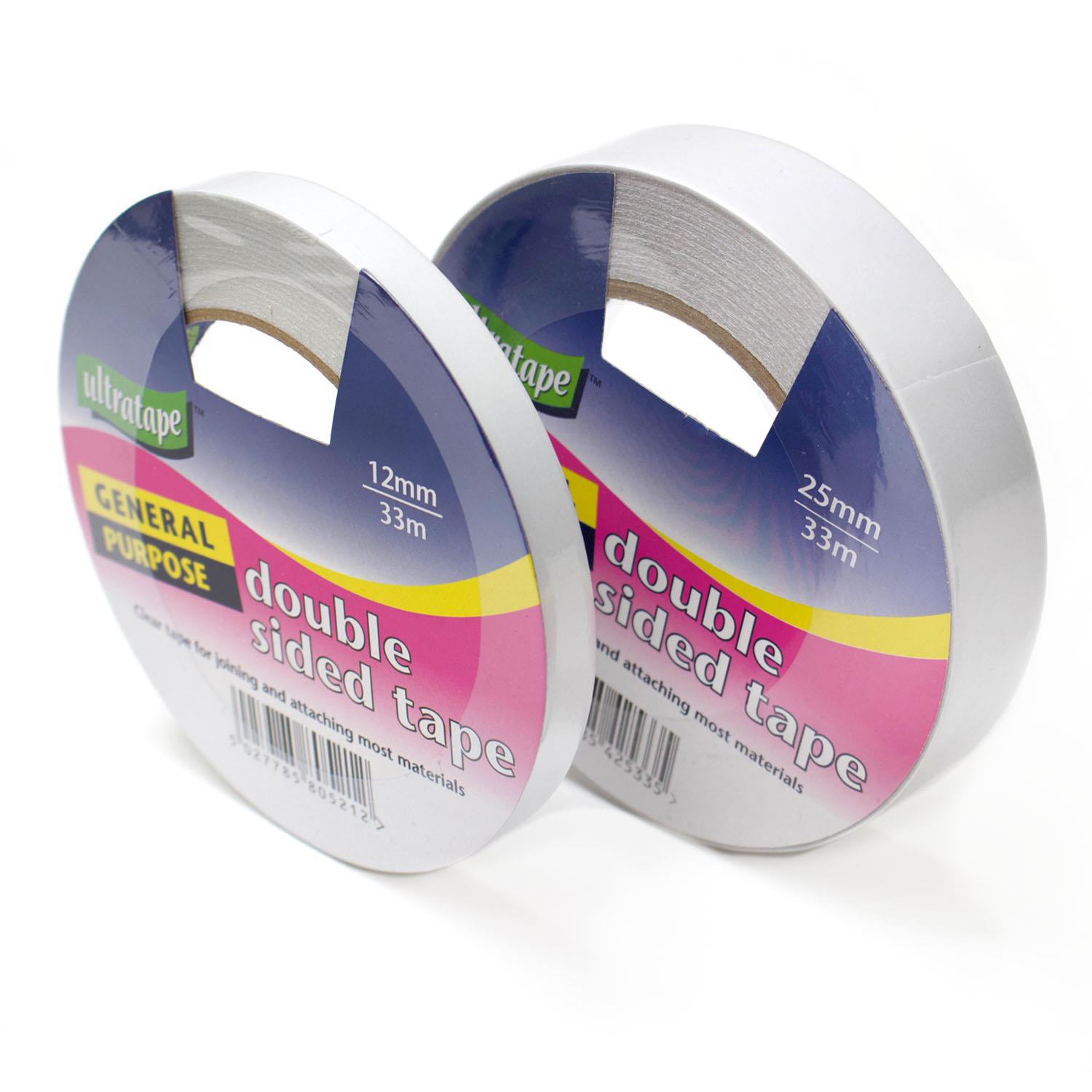 Ultratape Double Sided Tape 25mm 12mm 33m length