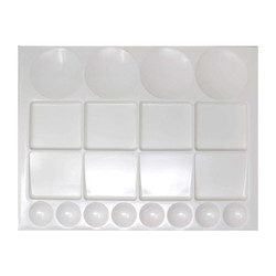 Artway 250mm x 330mm Rectangular Paint Palette 20 Mixing Wells
