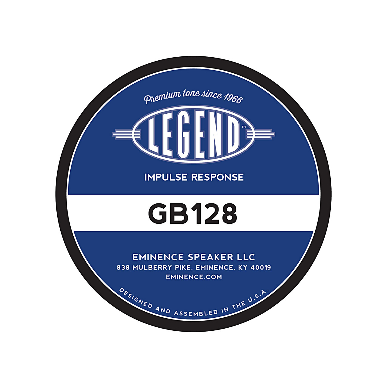 Eminence Legend™ GB128 Impulse Response - Line 6 Shop US