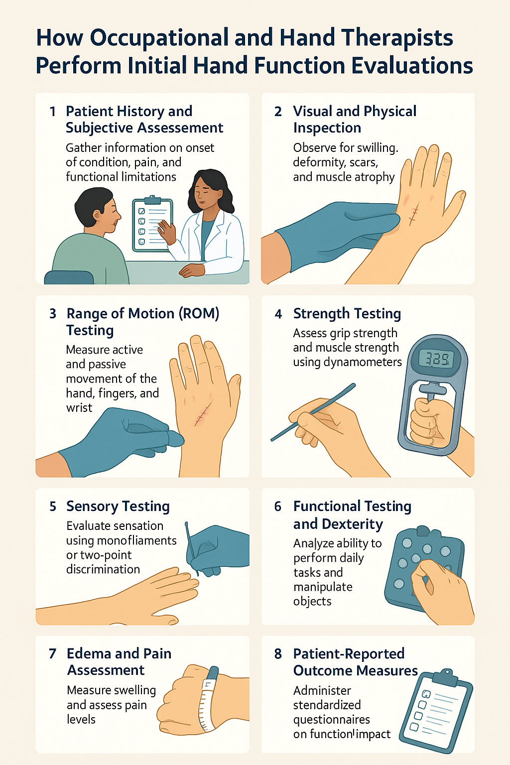 How Occupational and Hand Therapists Perform Initial Hand Function Evaluations - Rehab Therapy ...