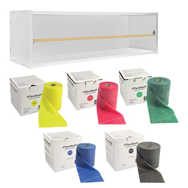 CanDo Dispens-a-Band Rack with 5 TheraBand Rolls
