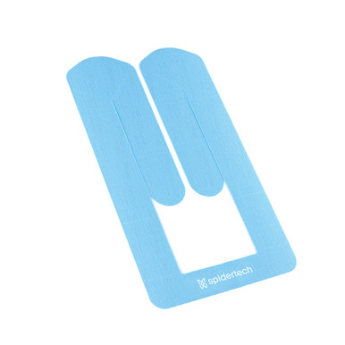 SpiderTech Pro-Cut Kinesiology Tape for Knees, 4-Pack, Blue