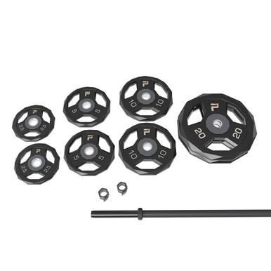 ProElite Pump Set with Lock Jaw Collars, Gray Finish