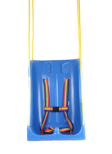 Full Support Swing Seat with Pommel for Kids with Rope