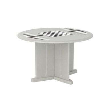 Endurance Aqua Round X-Base Flame Retardant Table