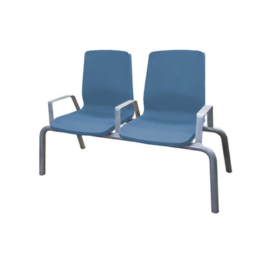 Structured Seating, 2 Seats, Arms/Dividers, Bolt Down