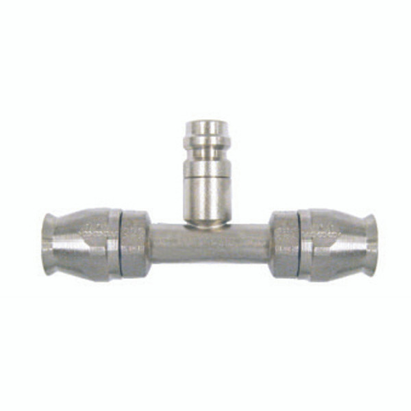 Braided Line Fitting Straight Hose to Hose with 134a Service Port for ...