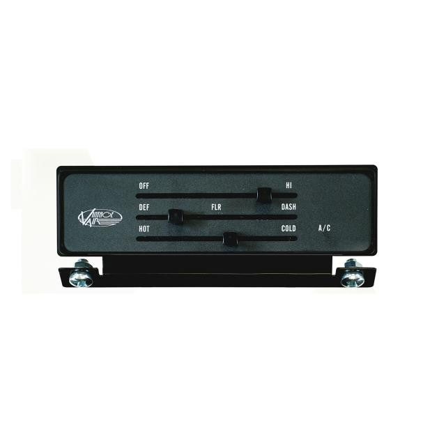 1967-72 Chevrolet Pickup Control Panel Kit - Black Anodized - Vintage Air