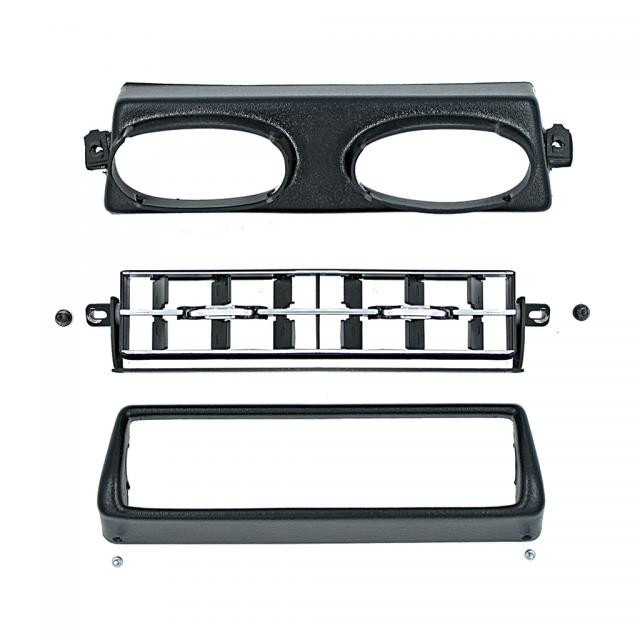 1967-68 Camaro/Firebird Black Center Louver Assembly - Vintage Air