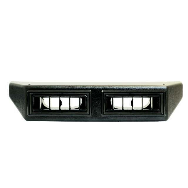 Double Under Dash Louver Assembly for 2-Inch Hose All Black - Vintage Air