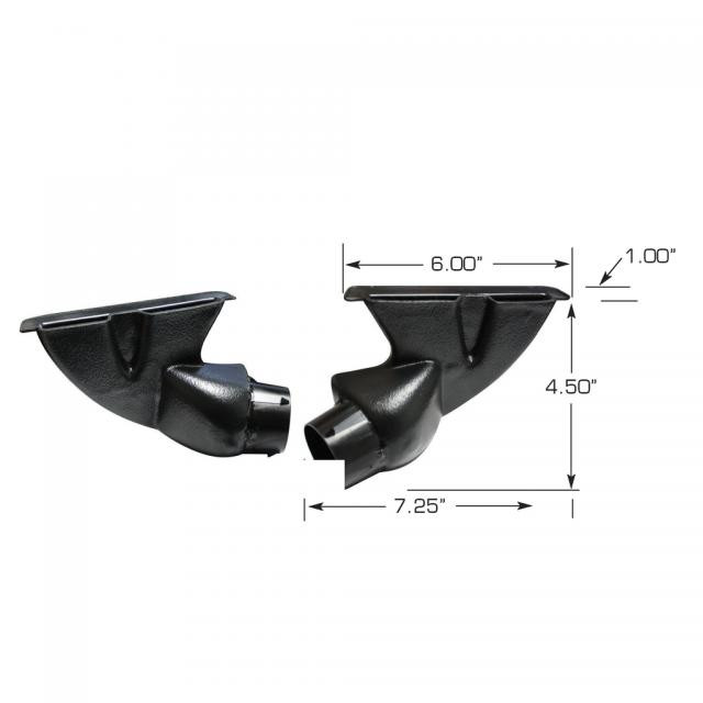 Defrost Duct Pair Universal - Vintage Air