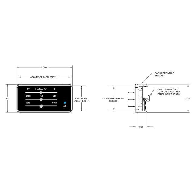 ProLine GEN IV®/GEN 5® Upgrade 3-Lever Vertical Control Panel with ...